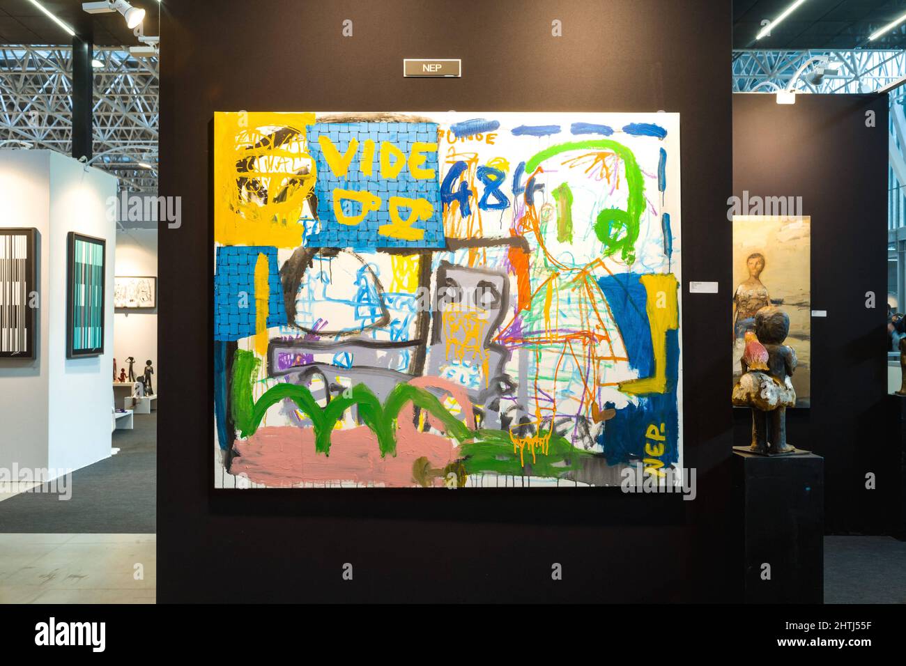 Work of the artist NEP. art3f, International Contemporary Art Fair ...