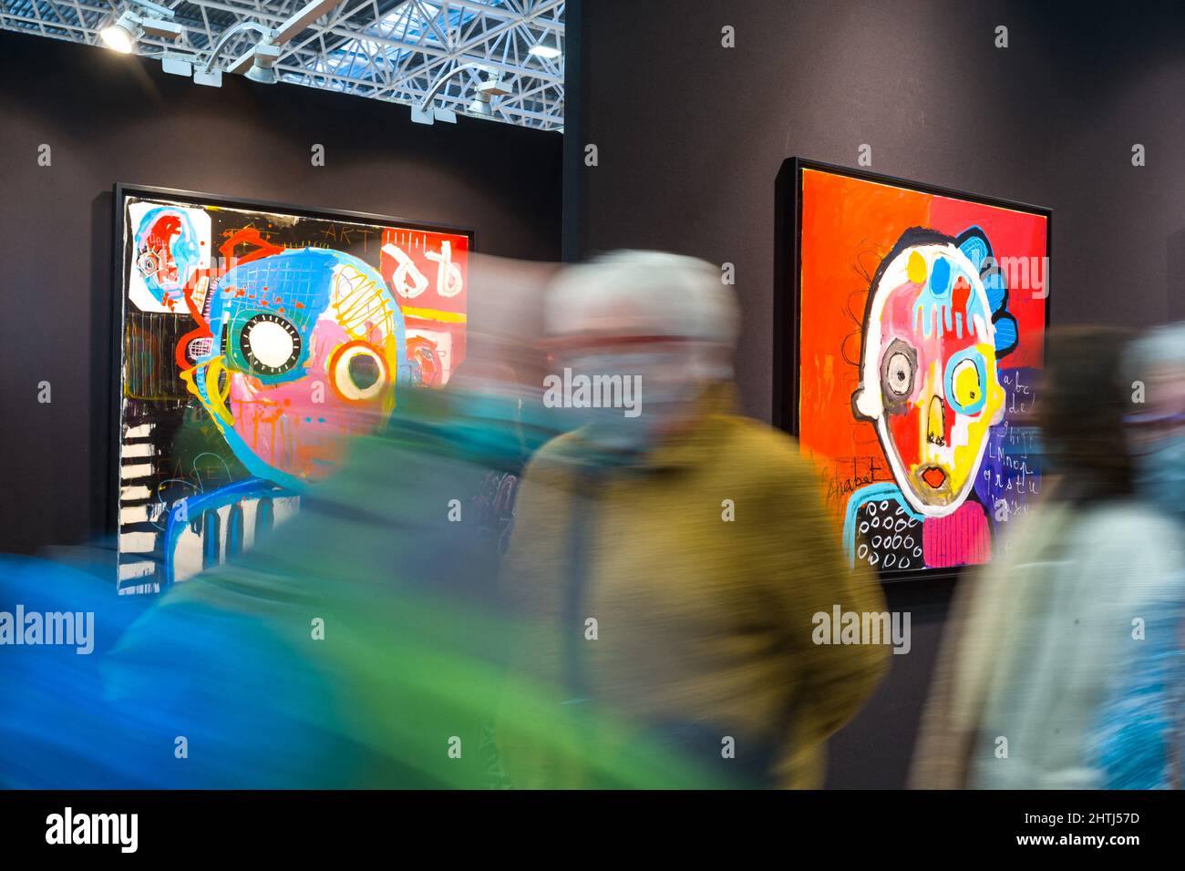 Works of the artist Pitu, with public. art3f, International ...