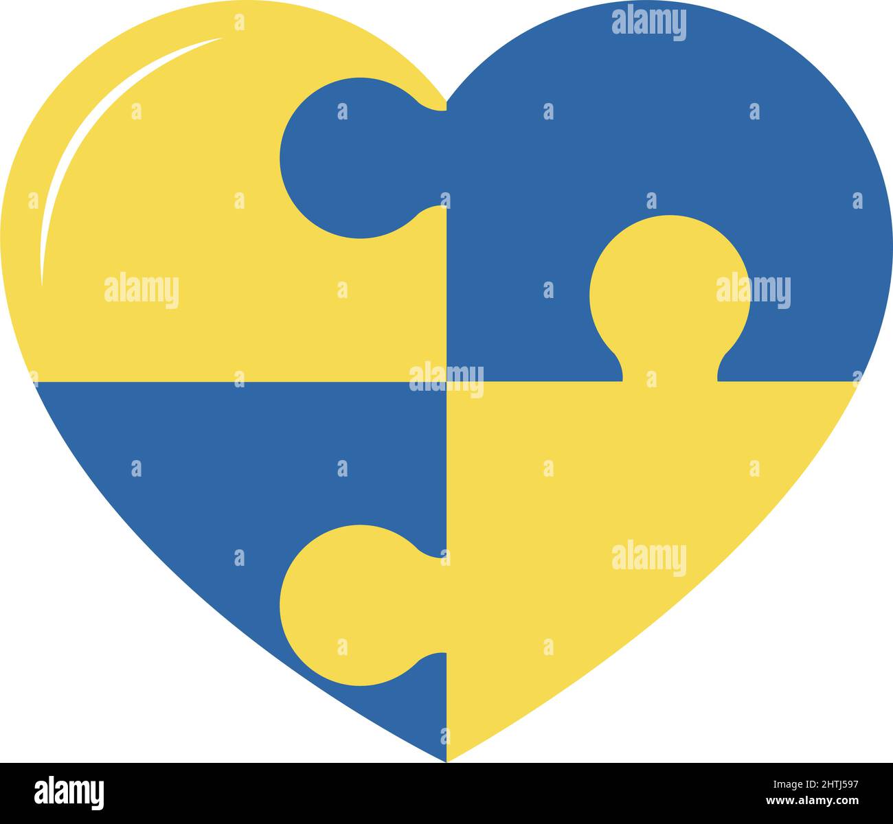 jigsaw puzzles heart Stock Vector Image & Art - Alamy