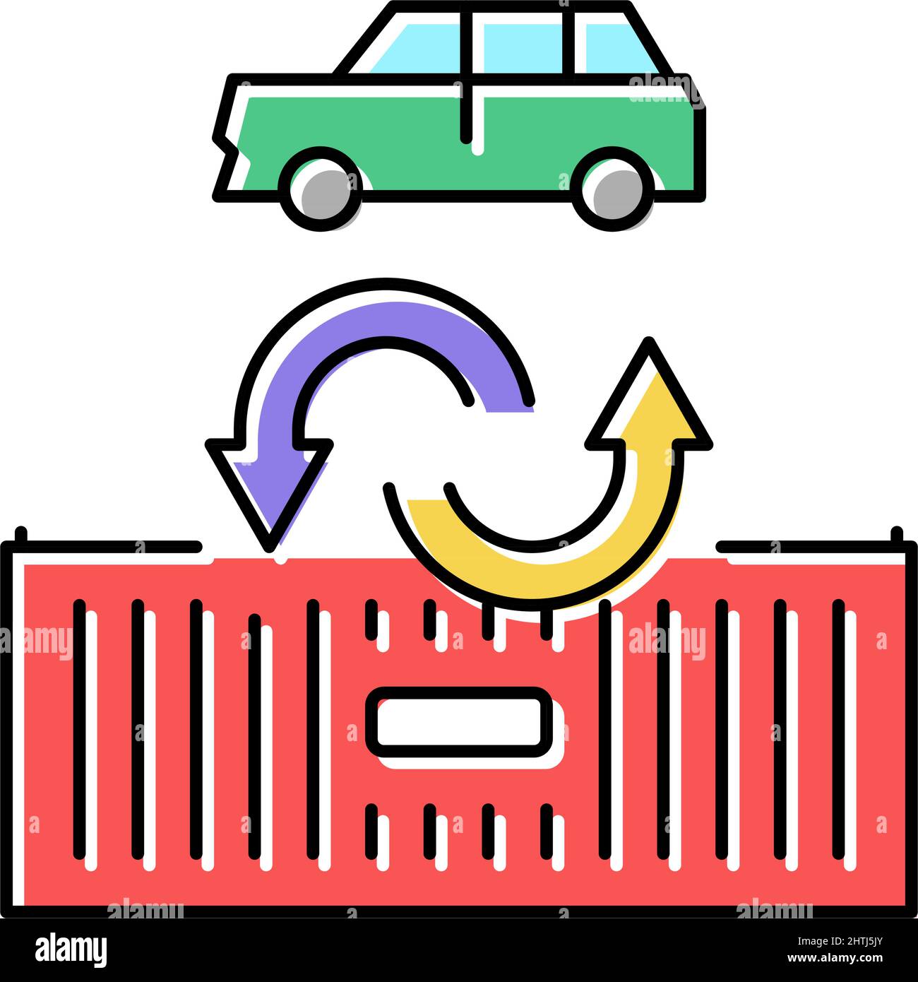 import car color icon vector illustration Stock Vector Image & Art - Alamy