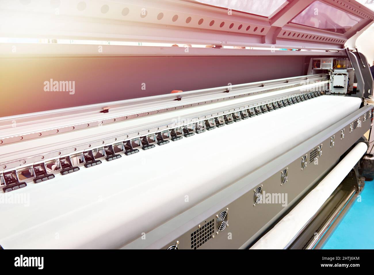 Modern wide format printer paper for any purposes. Banner panorama ...