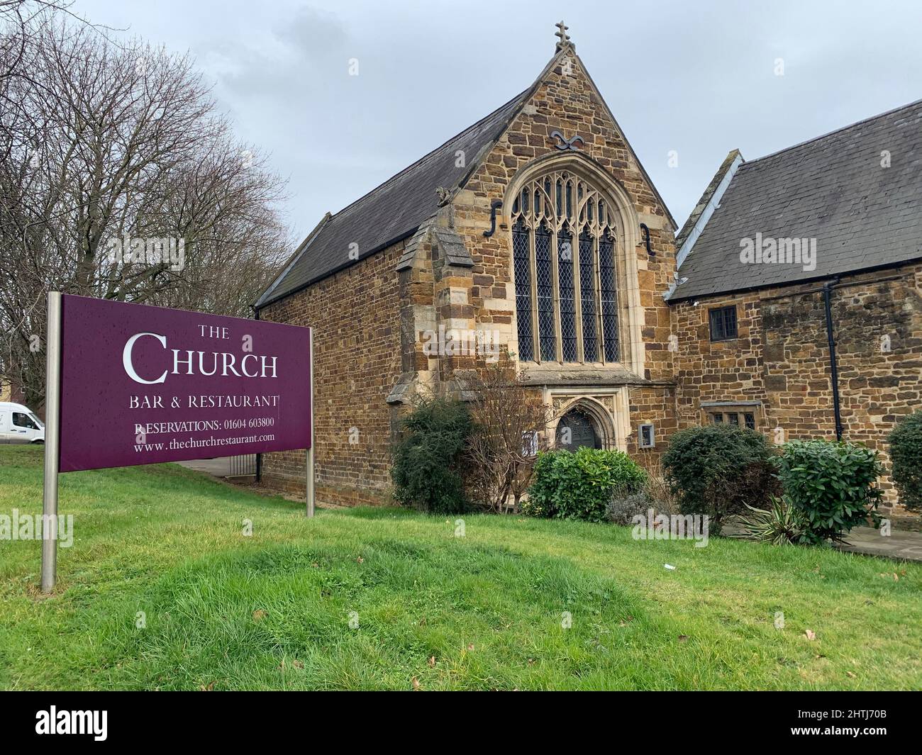 Church restaurant in Northampton town centre England Stock Photo - Alamy