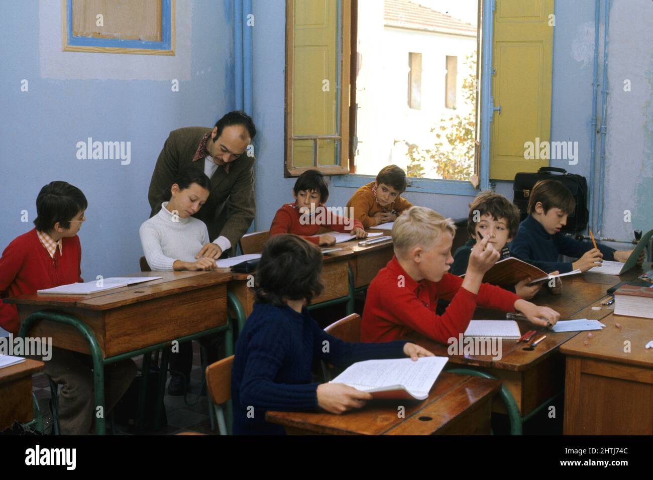 france primary school little student Stock Photo - Alamy