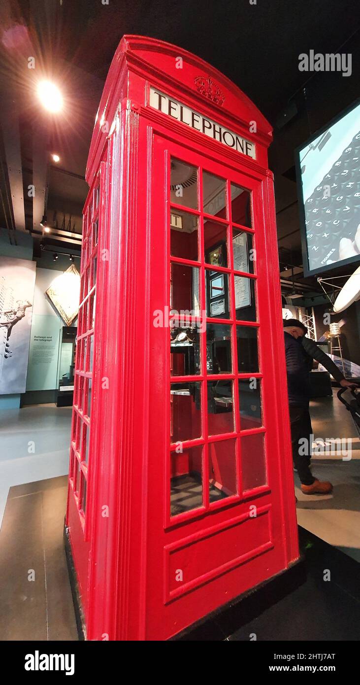 Red telephone box Stock Photo - Alamy