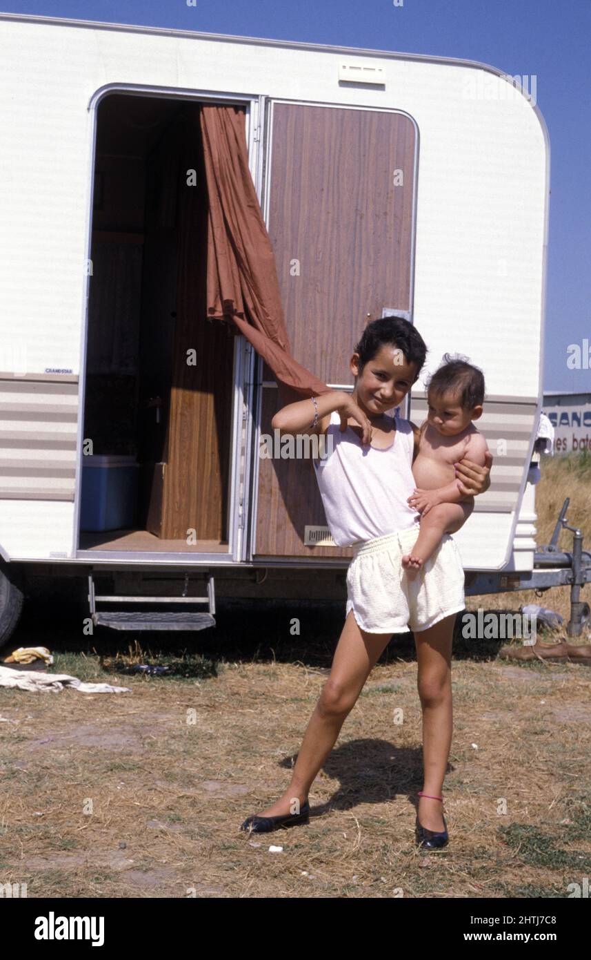 Gitans caravane hi-res stock photography and images - Alamy