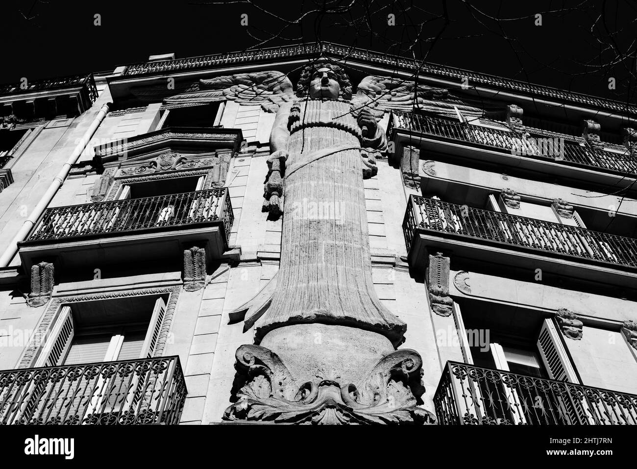 Art Nouveau Angel, Paris Stock Photo - Alamy