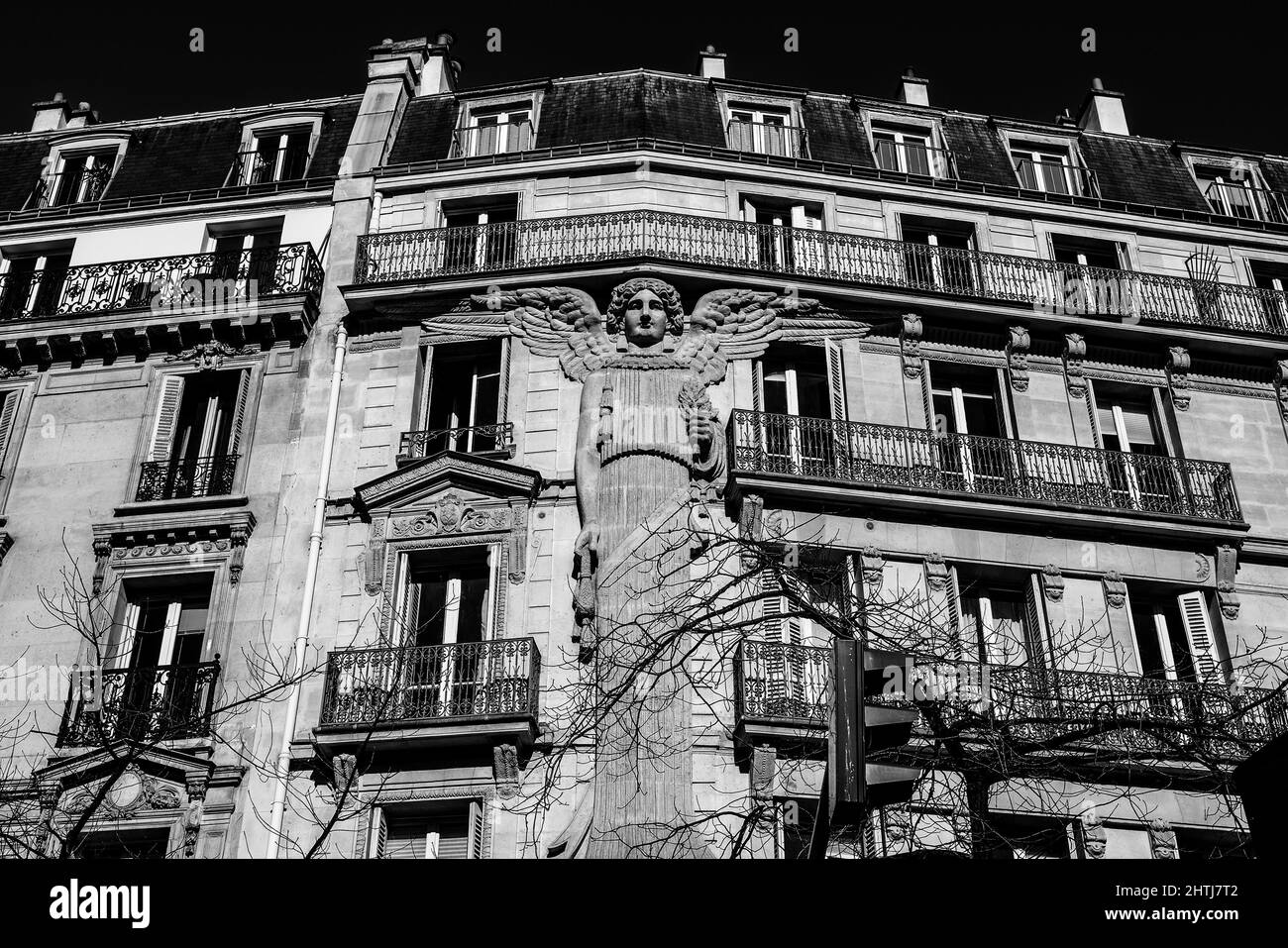 Art Nouveau Angel, Paris Stock Photo - Alamy
