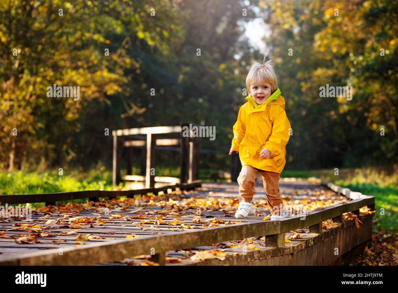 Children playing running rain hi-res stock photography and images - Alamy