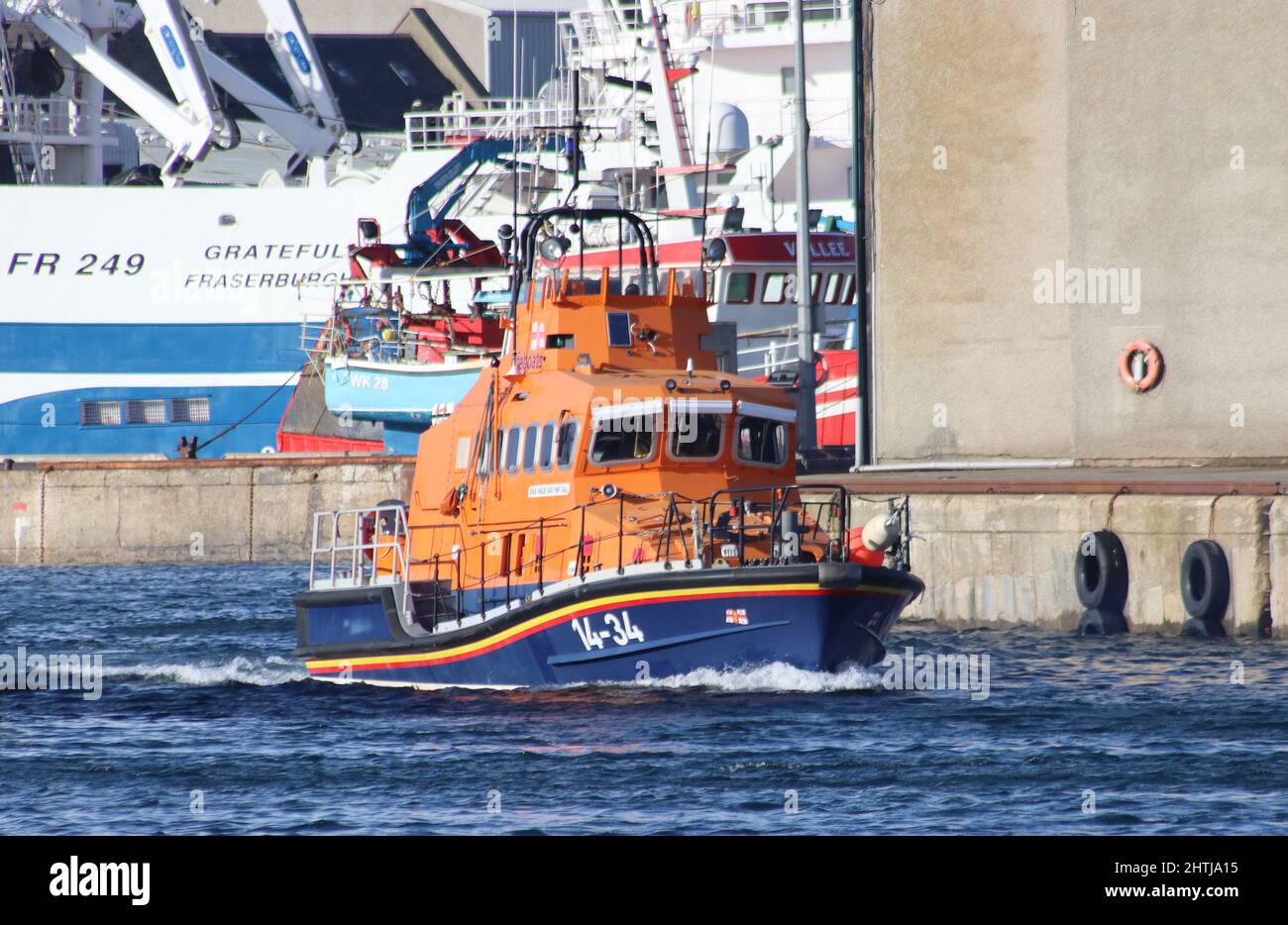 Fraserburgh lifeboat hi-res stock photography and images - Alamy