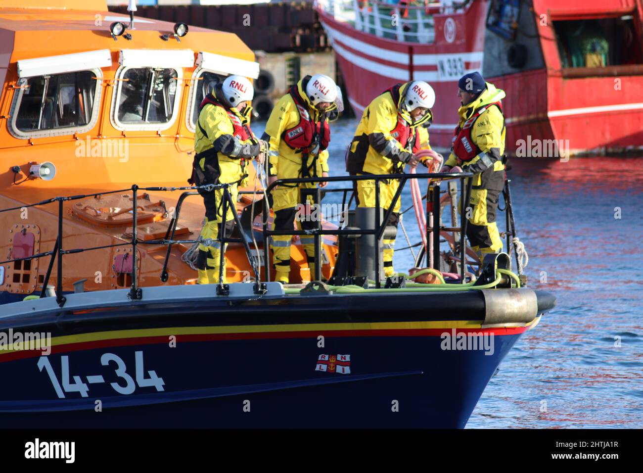 Fraserburgh lifeboat hi-res stock photography and images - Alamy