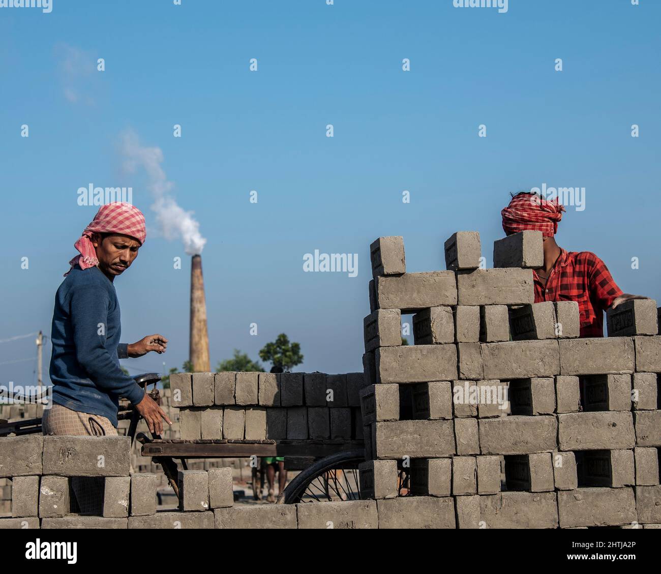 Brick making process hi-res stock photography and images - Alamy