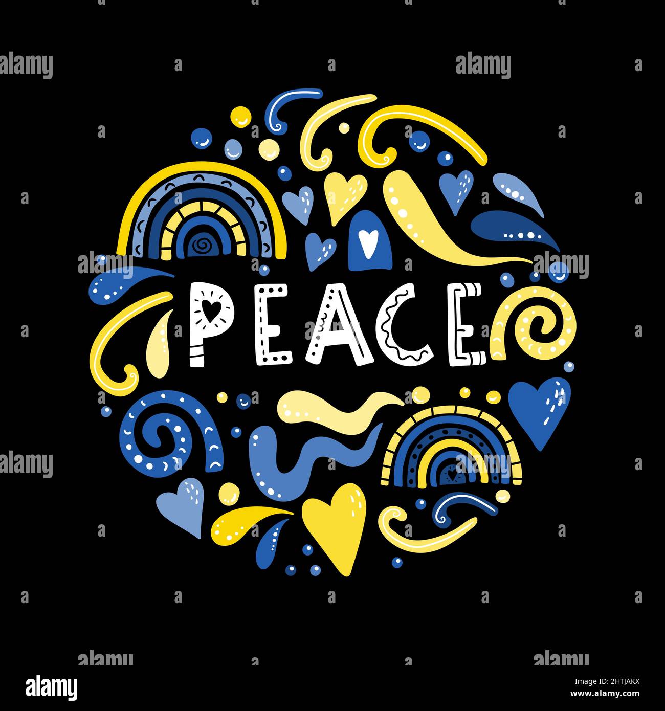 Hand of peace Stock Vector Images - Alamy