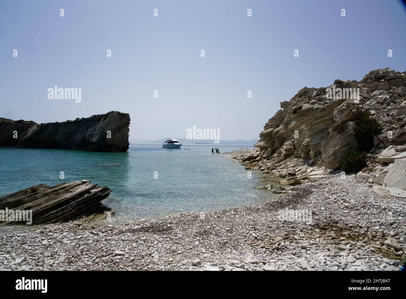 Makry Aspronisi island, Lipsi or Lissos island, Dodecanese Archipelago ...