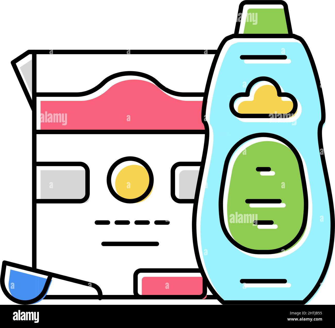 Soap canister icon color Stock Vector Images - Alamy