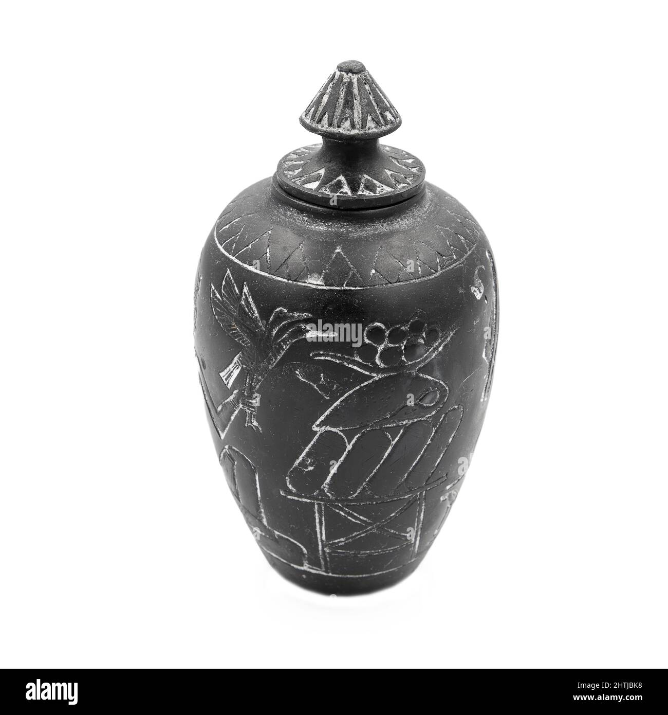 Ancient Artifact Antique Egypt Bowl on a white background Stock Photo ...