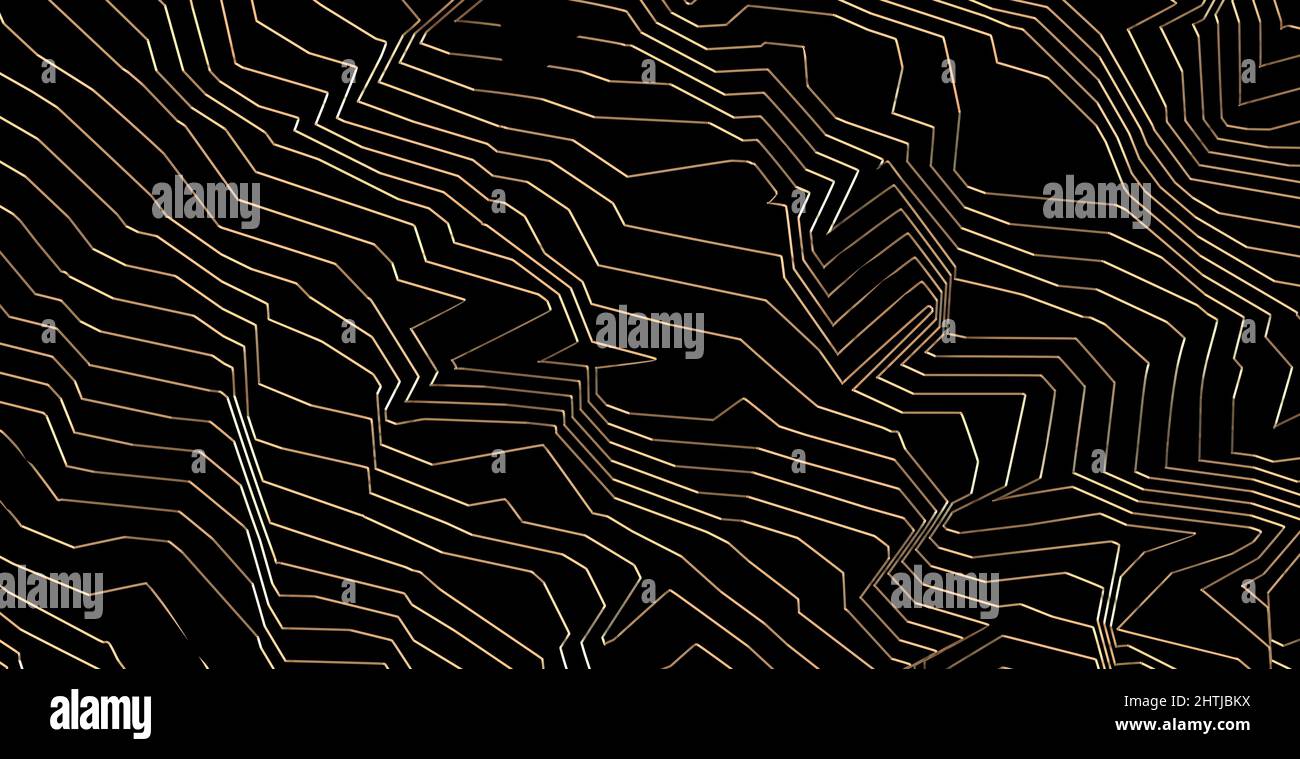 3D illustration of metallic wires on a black background Stock Photo - Alamy