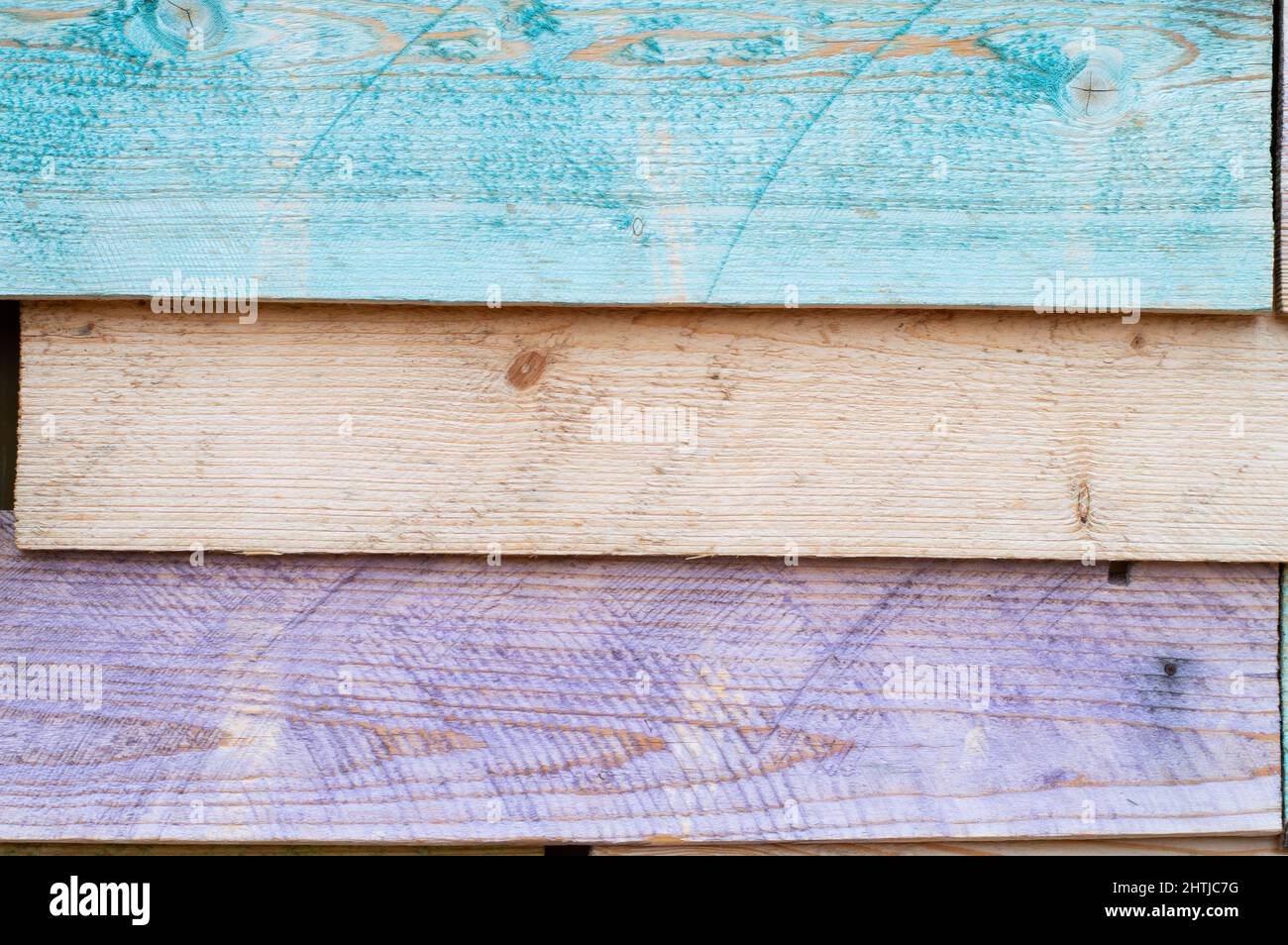 Pastel color wood boards background Stock Photo - Alamy