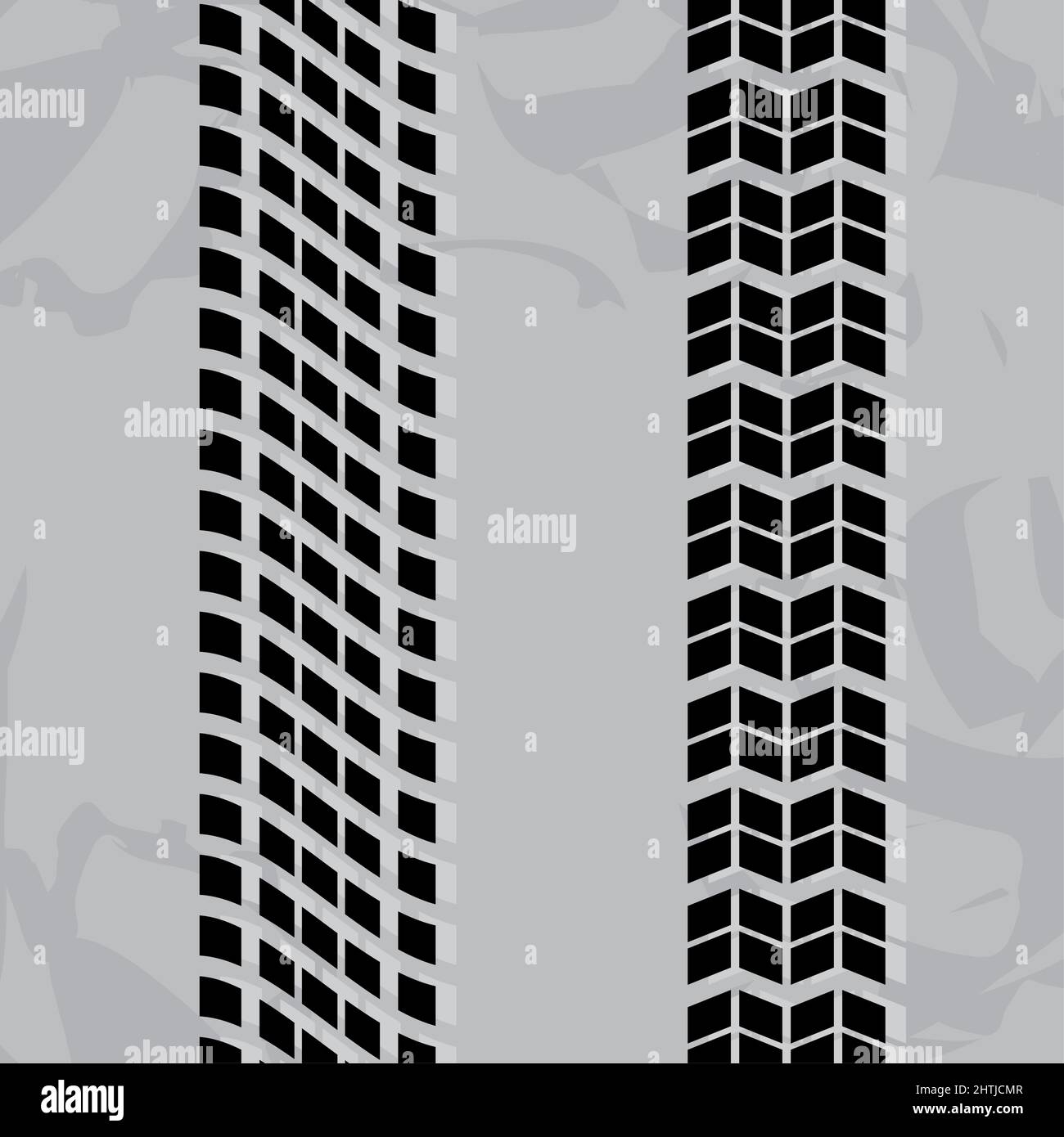 two tire marks Stock Vector Image & Art - Alamy