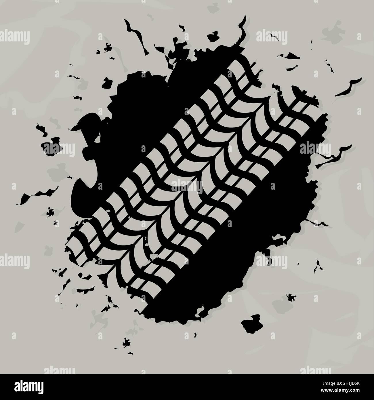 grunge tire track Stock Vector Image & Art - Alamy