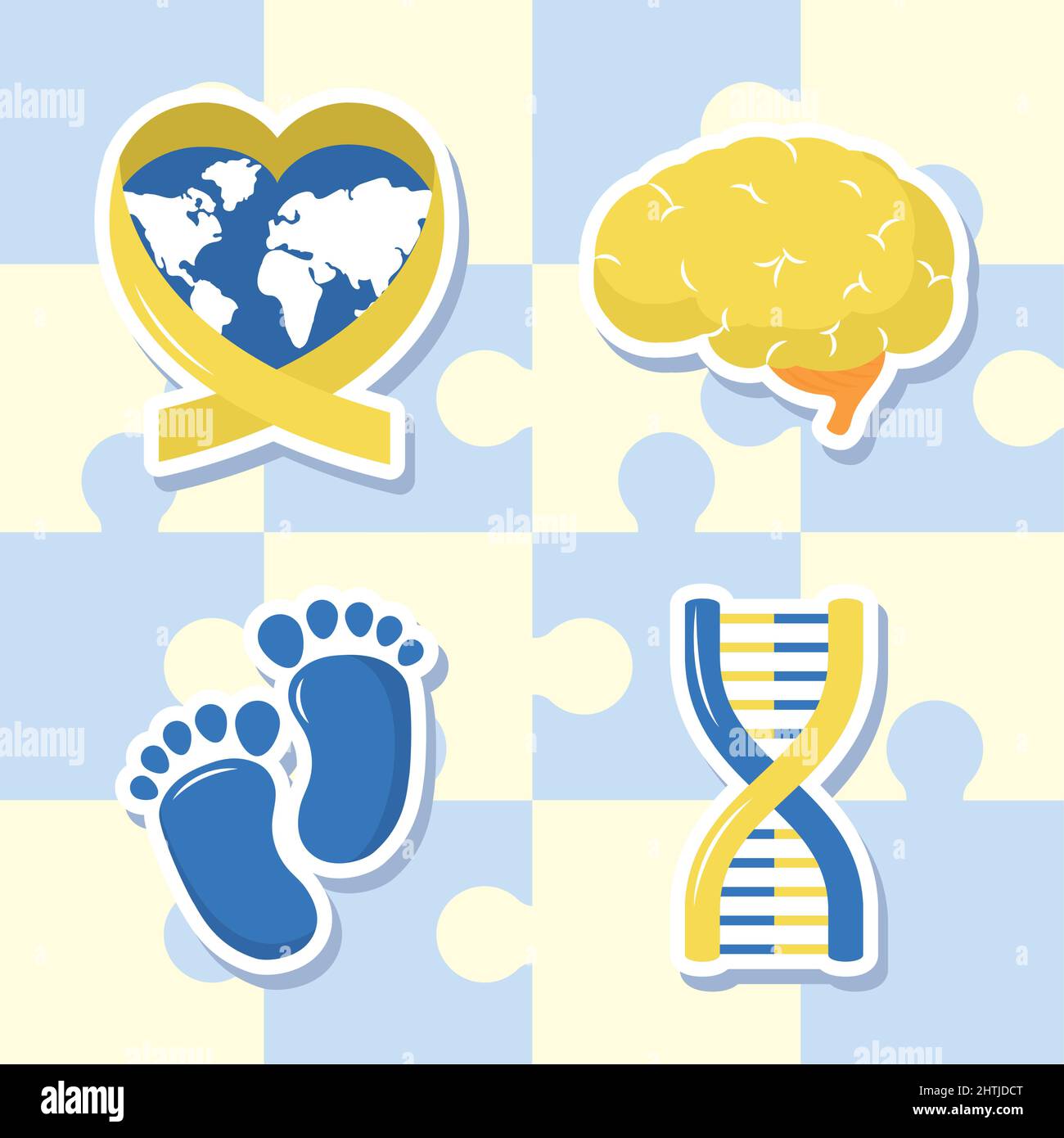 down syndrome icons set Stock Vector Image & Art - Alamy