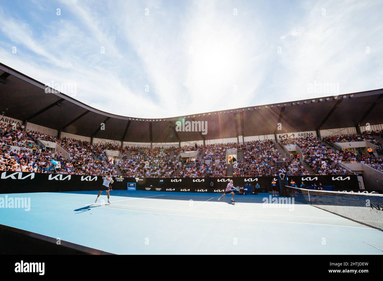 Australian open stadium shot hi-res stock photography and images - Alamy