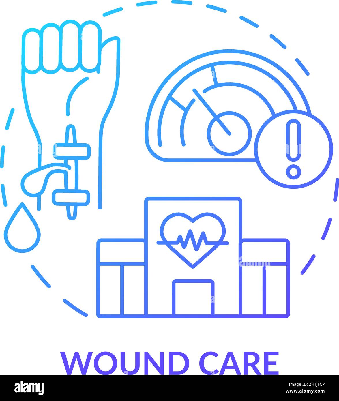 Wound care blue gradient concept icon Stock Vector Image & Art - Alamy Wound care blue gradient concept icon Stock Vector Image & Art - Alamy