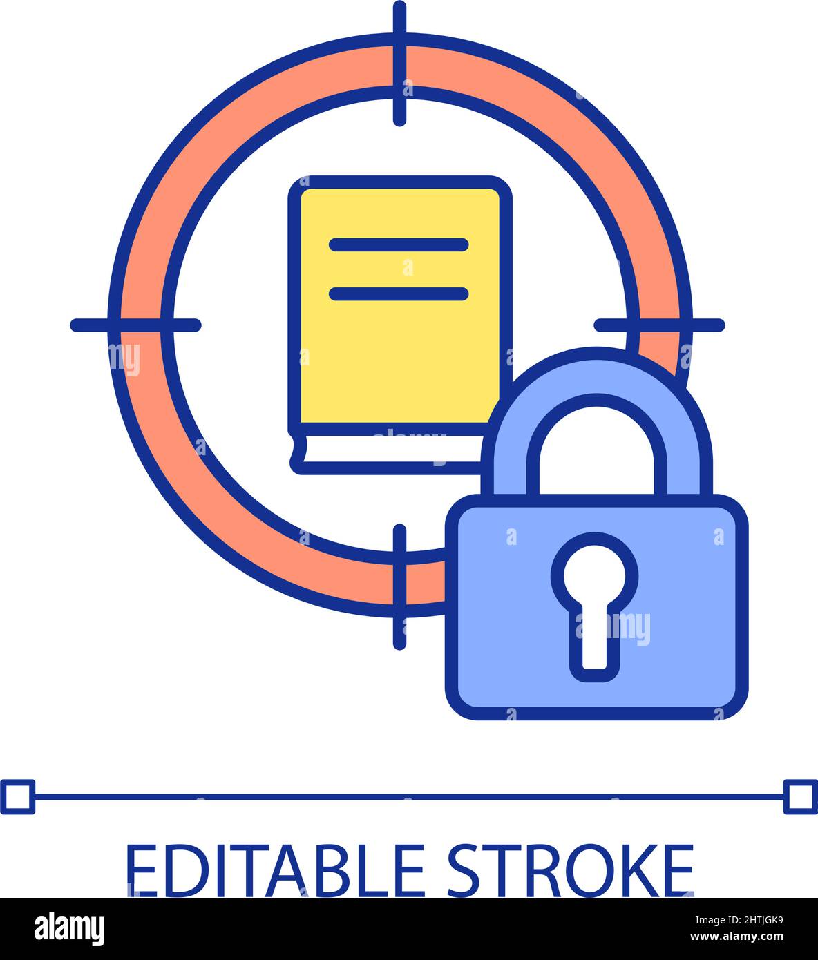 Educational goal RGB color icon Stock Vector Image & Art - Alamy