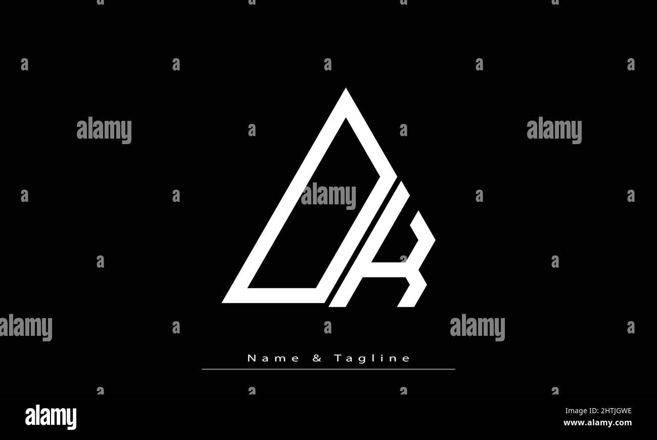 Alphabet letters Initials Monogram logo DK , KD Stock Vector Image ...