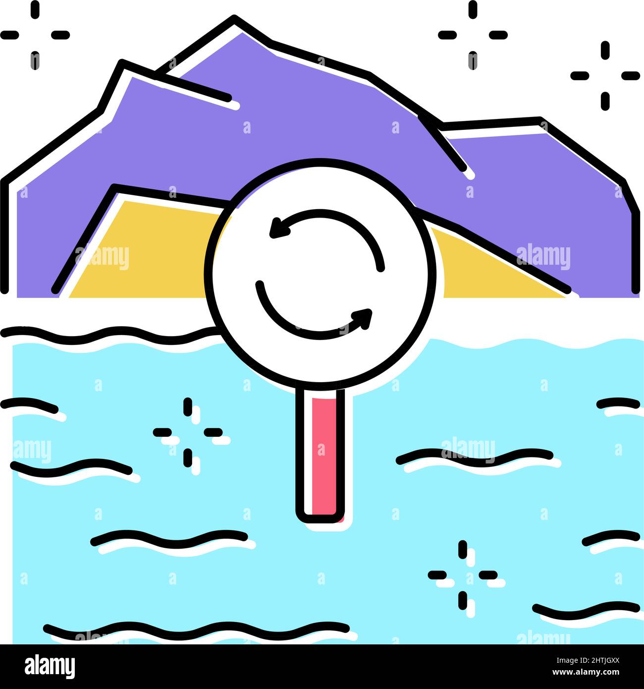 ecotope system color icon vector illustration Stock Vector Image & Art ...