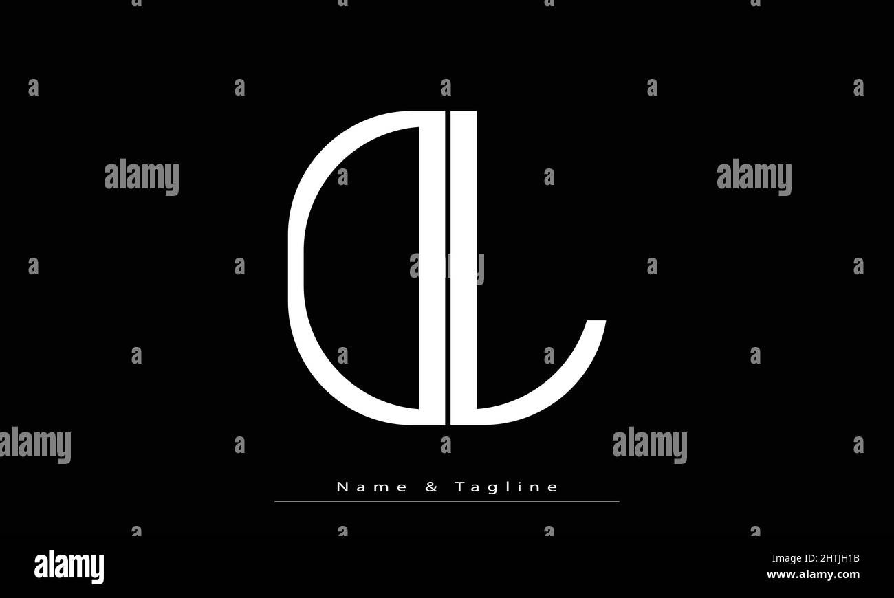Alphabet letters Initials Monogram logo DL , DL Stock Vector Image ...