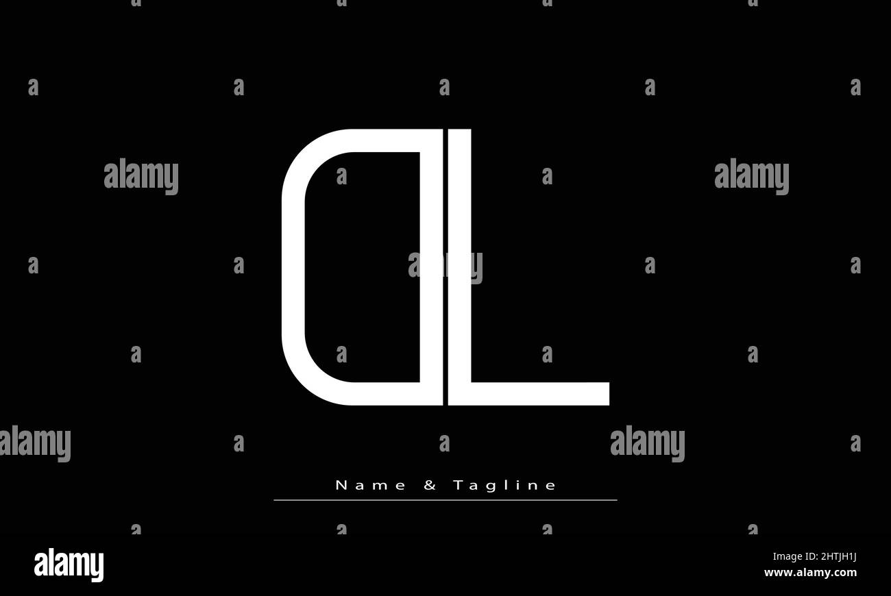 Alphabet letters Initials Monogram logo DL , DL Stock Vector Image ...
