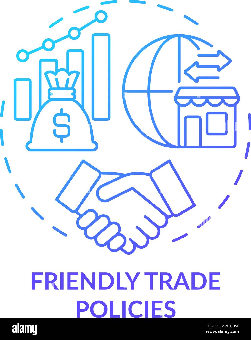 Foreign partnership program Stock Vector Images - Alamy