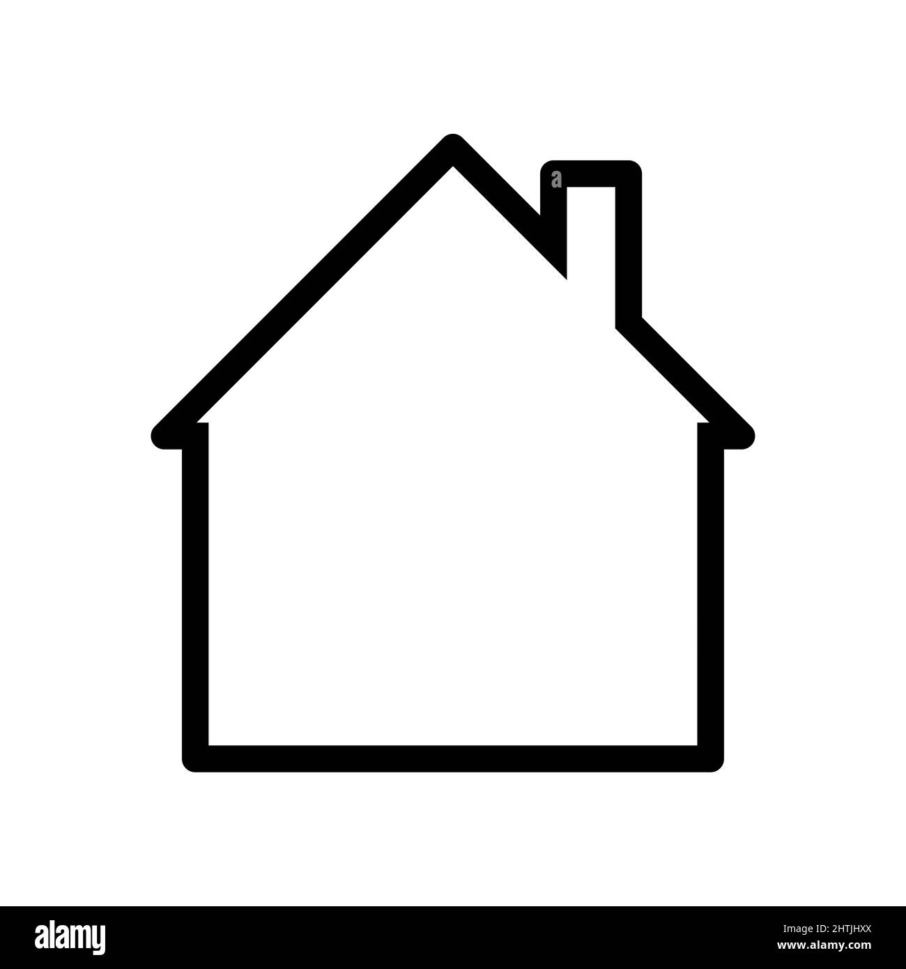 House icon. Home vector sign on white background Stock Vector Image ...