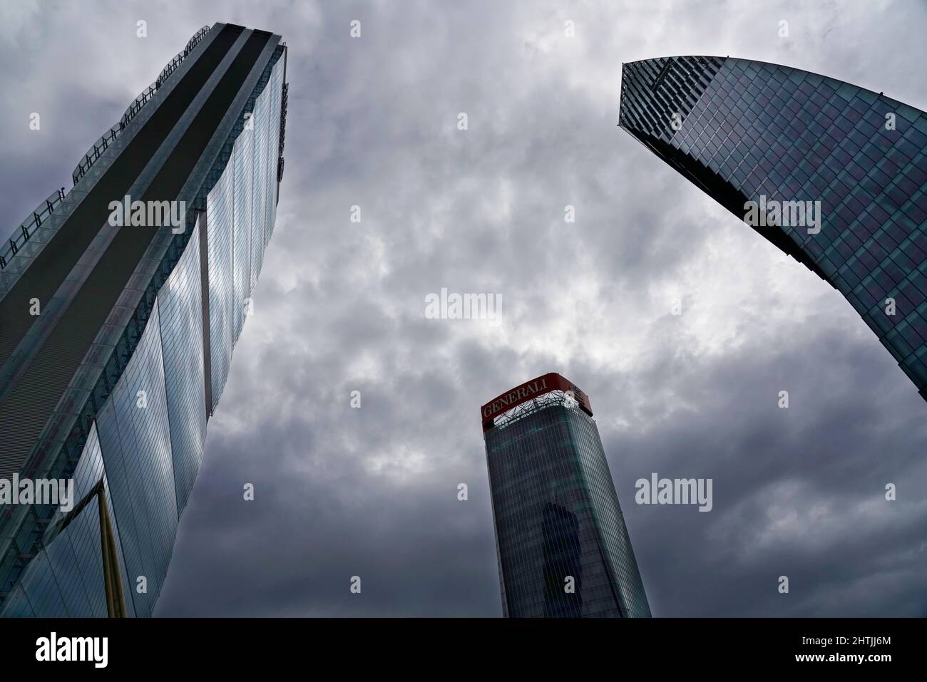 CityLife district, residential and commercial complex in the Portello ...