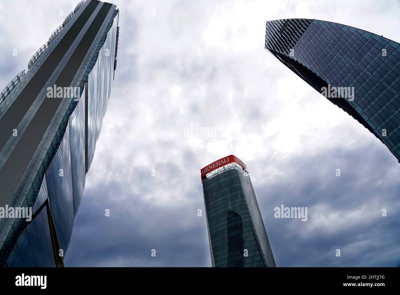 CityLife district, residential and commercial complex in the Portello ...