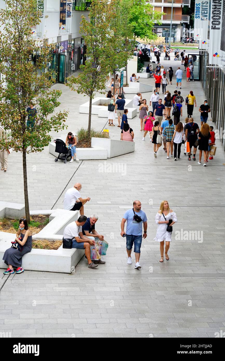 CityLife district, residential and commercial complex in the Portello ...