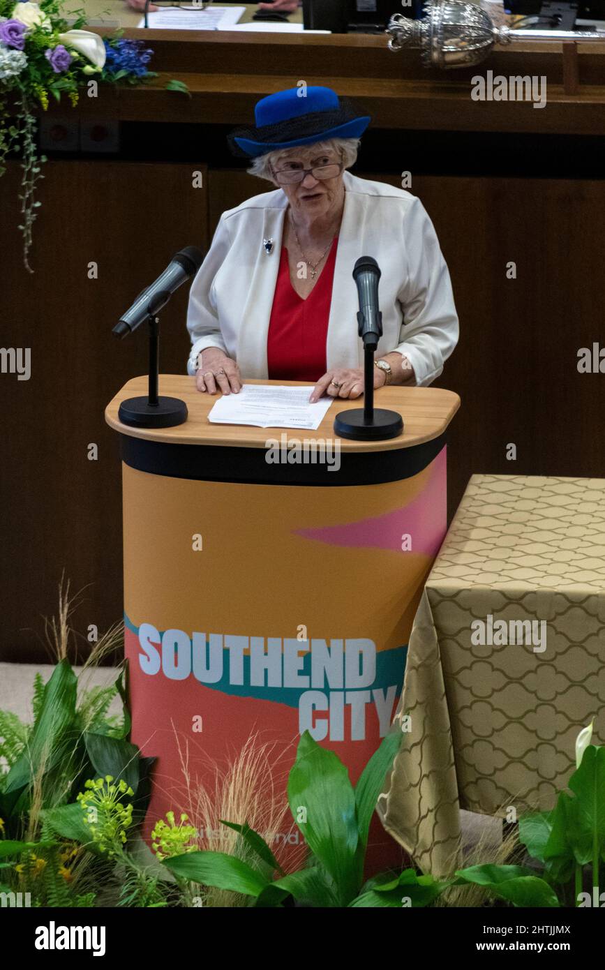 Civic Centre, Southend on Sea, Essex, UK. 1st Mar, 2022. Prince Charles ...