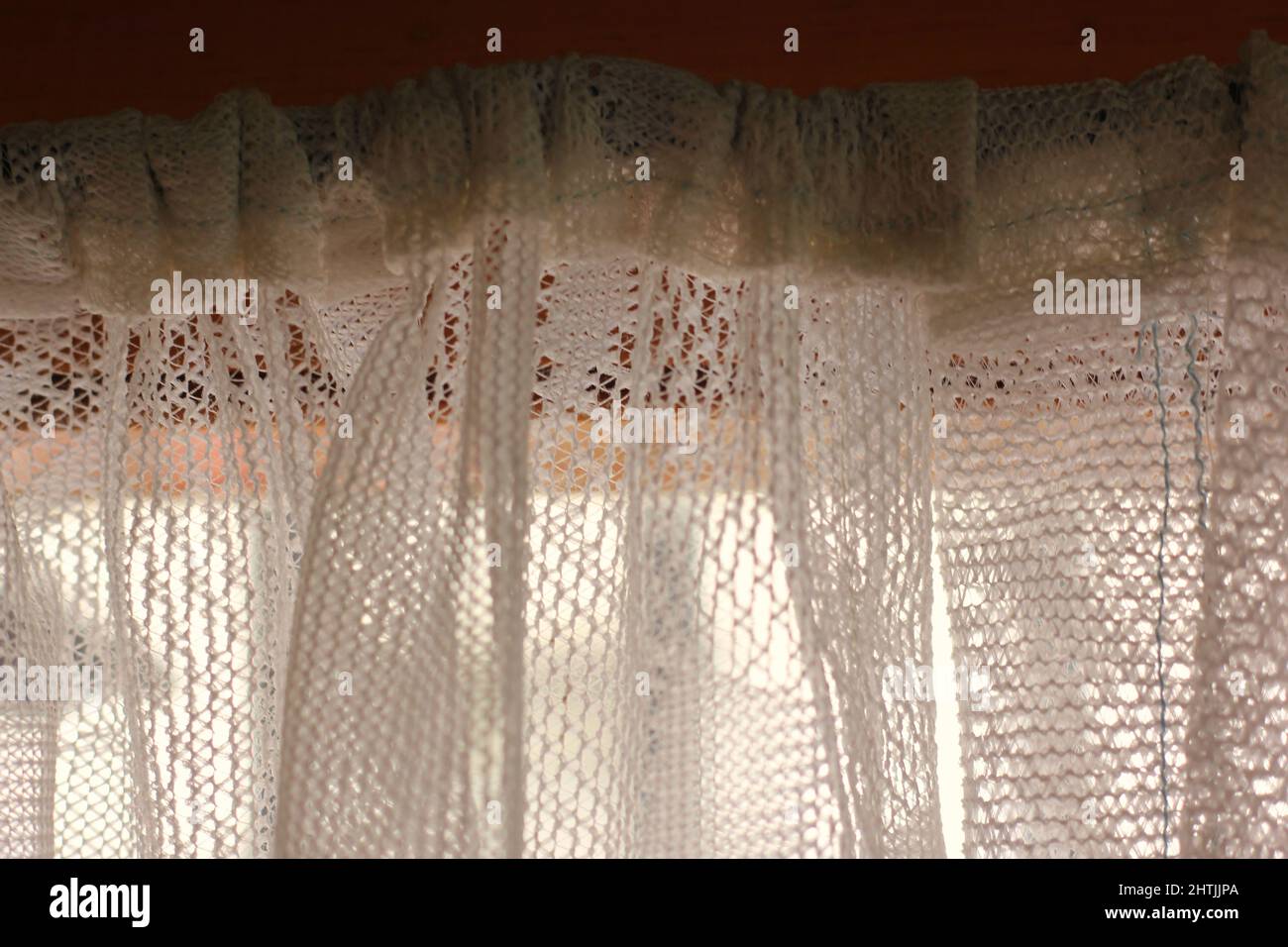 White lace fabric full frame hi-res stock photography and images - Alamy