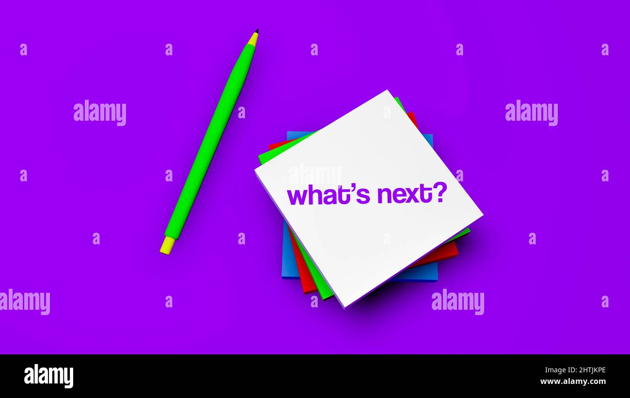 What is next Stock Photo - Alamy