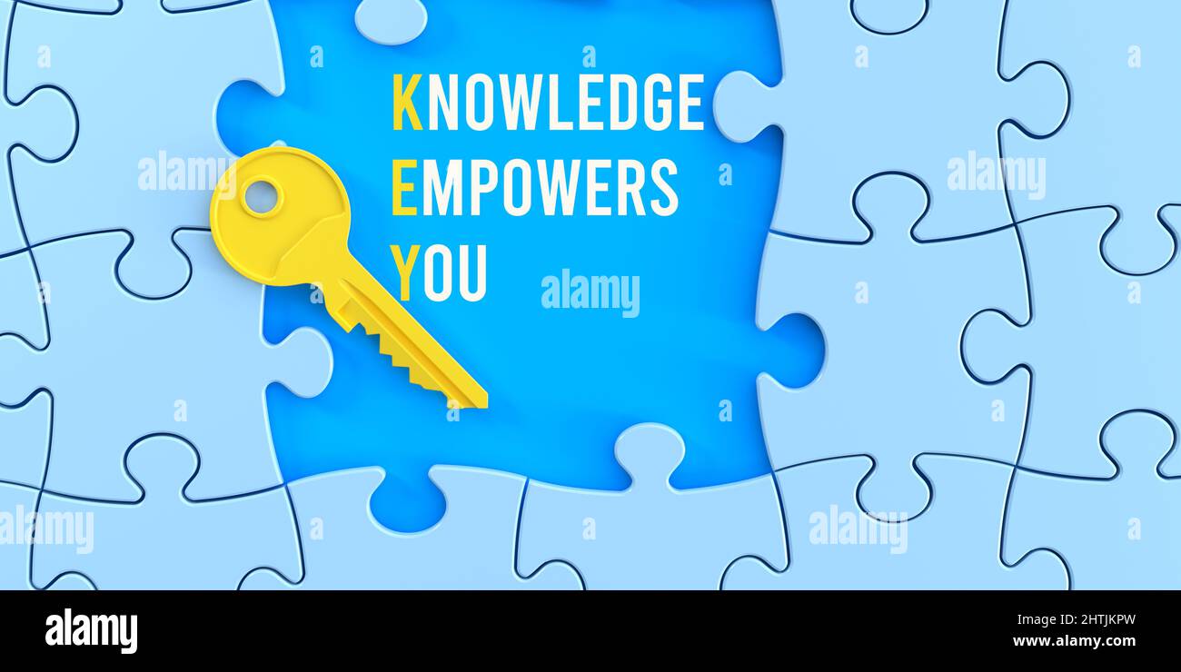 knowledge empowers you Stock Photo - Alamy