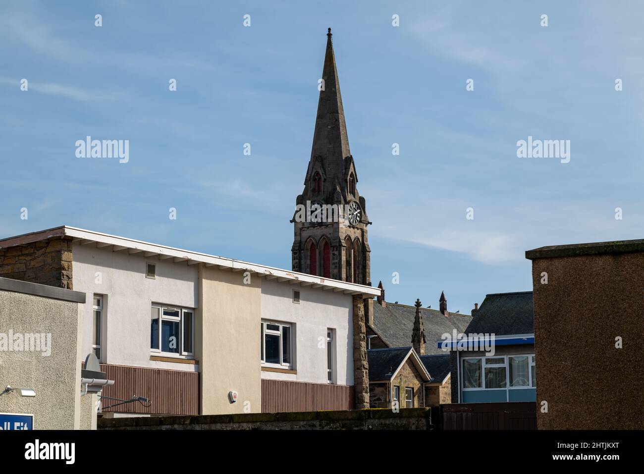 25 February 2022. Elgin, Moray, Scotland. This a view of some of the ...