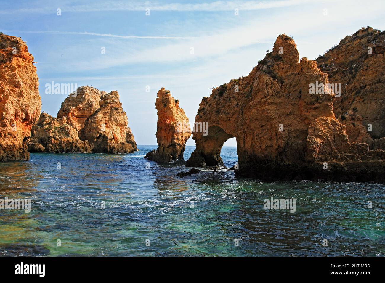 Praia do Pinhao, Lagos, Algarve, Portugal Stock Photo - Alamy
