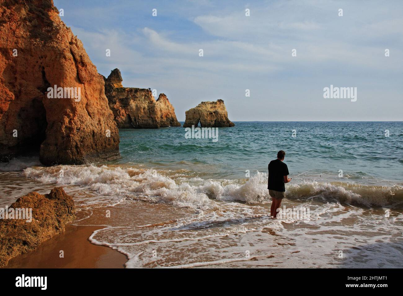 Praia do Pinhao, Lagos, Algarve, Portugal Stock Photo - Alamy