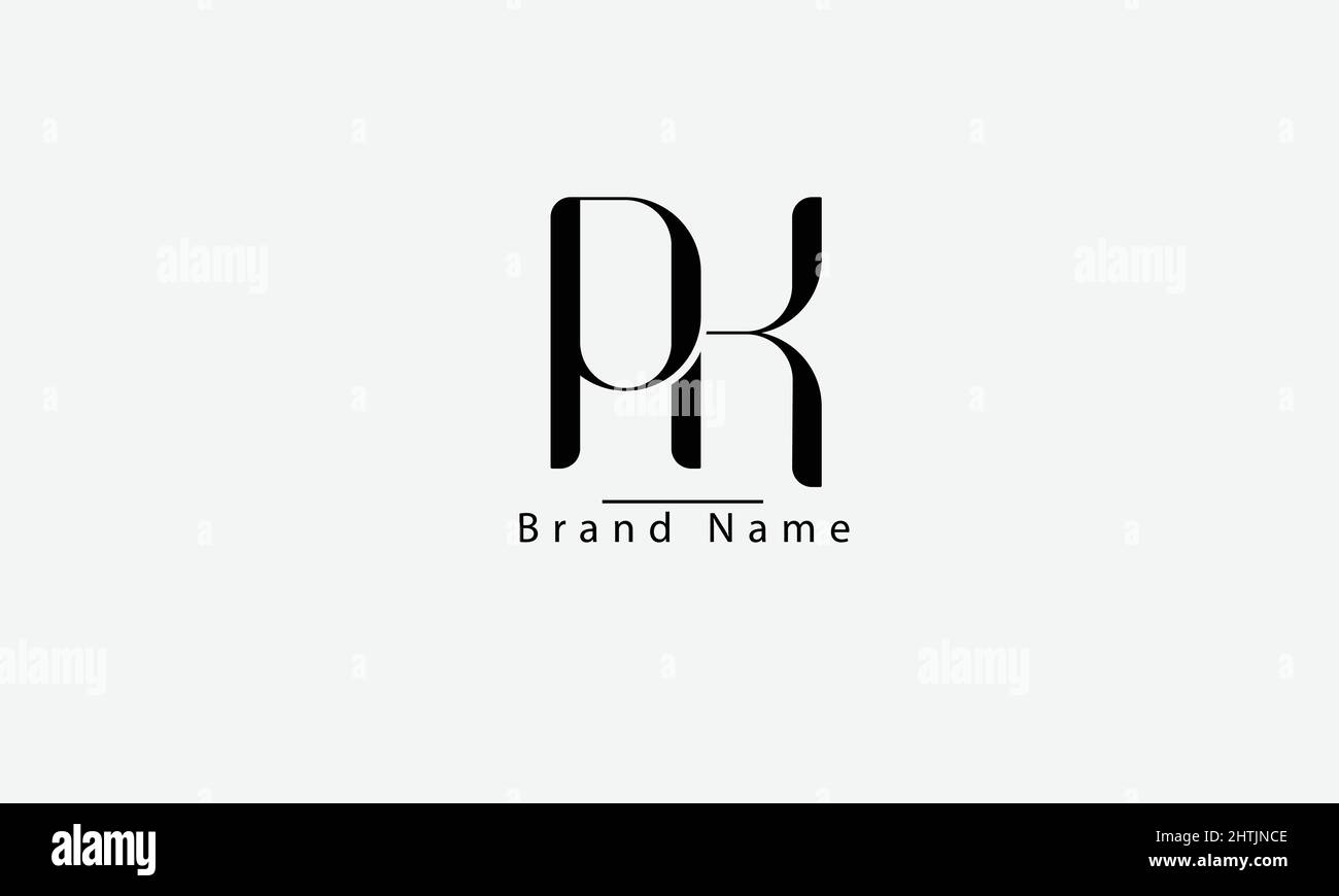 PK KP P K Abstract Vector Logo Monogram Template Stock Vector Image PK KP P K Abstract Vector Logo Monogram Template Stock Vector Image
