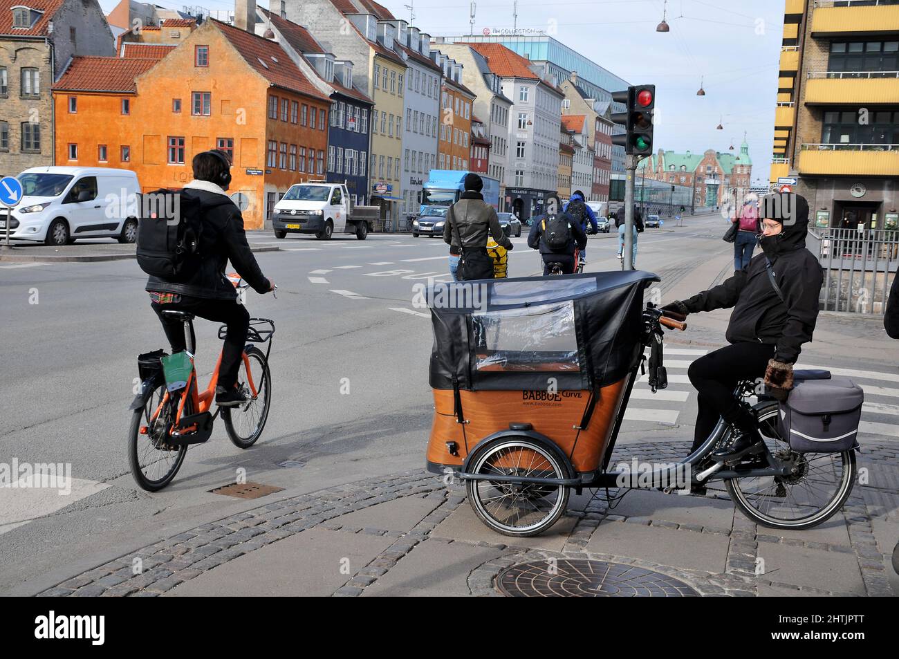 Copenhagen/Denmark.01.March 2022/.Bicyclrs biek lane and fstest ...
