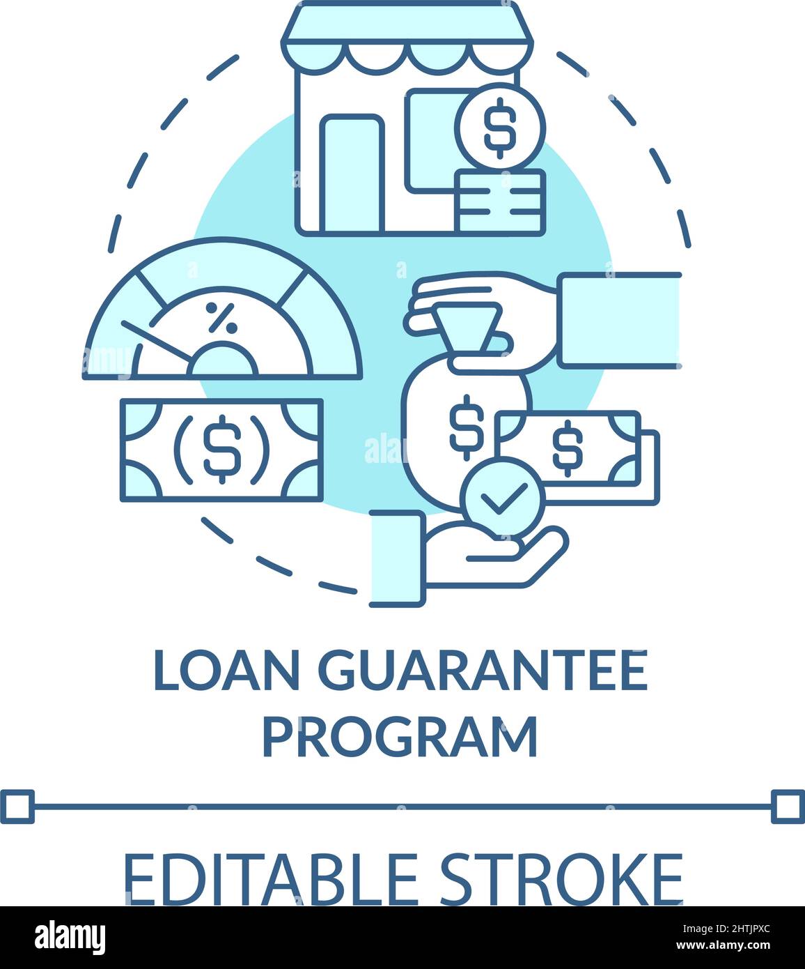 Small loan program Stock Vector Images - Alamy