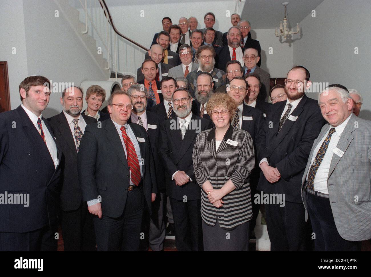 Chief Rabbi Sacks Rabbinate Council 1999 Stock Photo - Alamy