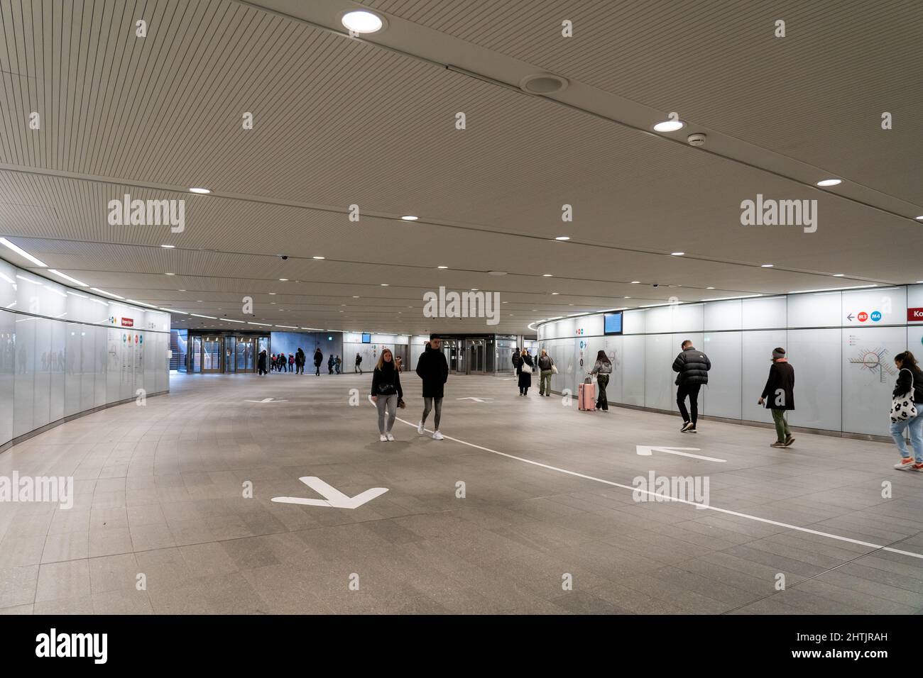 Copenhagen Metro Station Stock Photo - Alamy