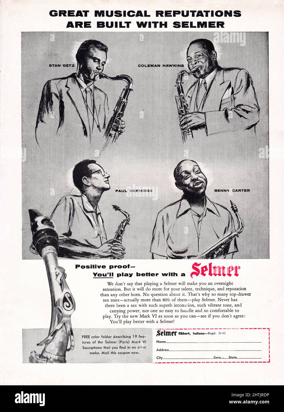 Selmer saxophones hi-res stock photography and images - Alamy