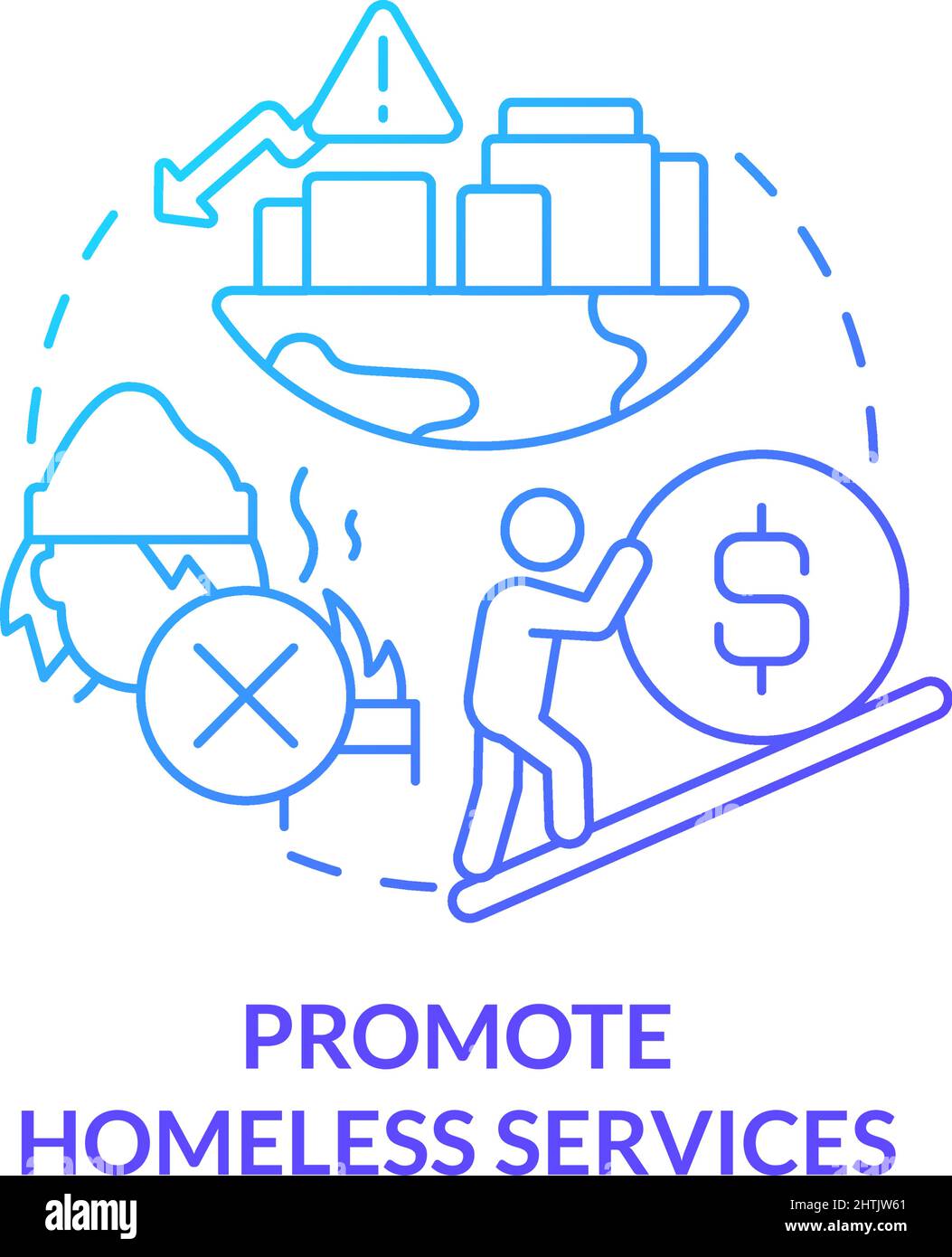 Homelessness services Stock Vector Images - Alamy